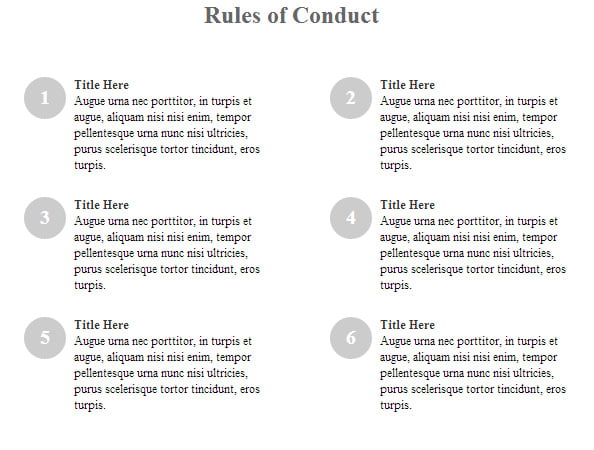 Cool Ordered List Numbers With CSS SimcoMedia Professional Web Design